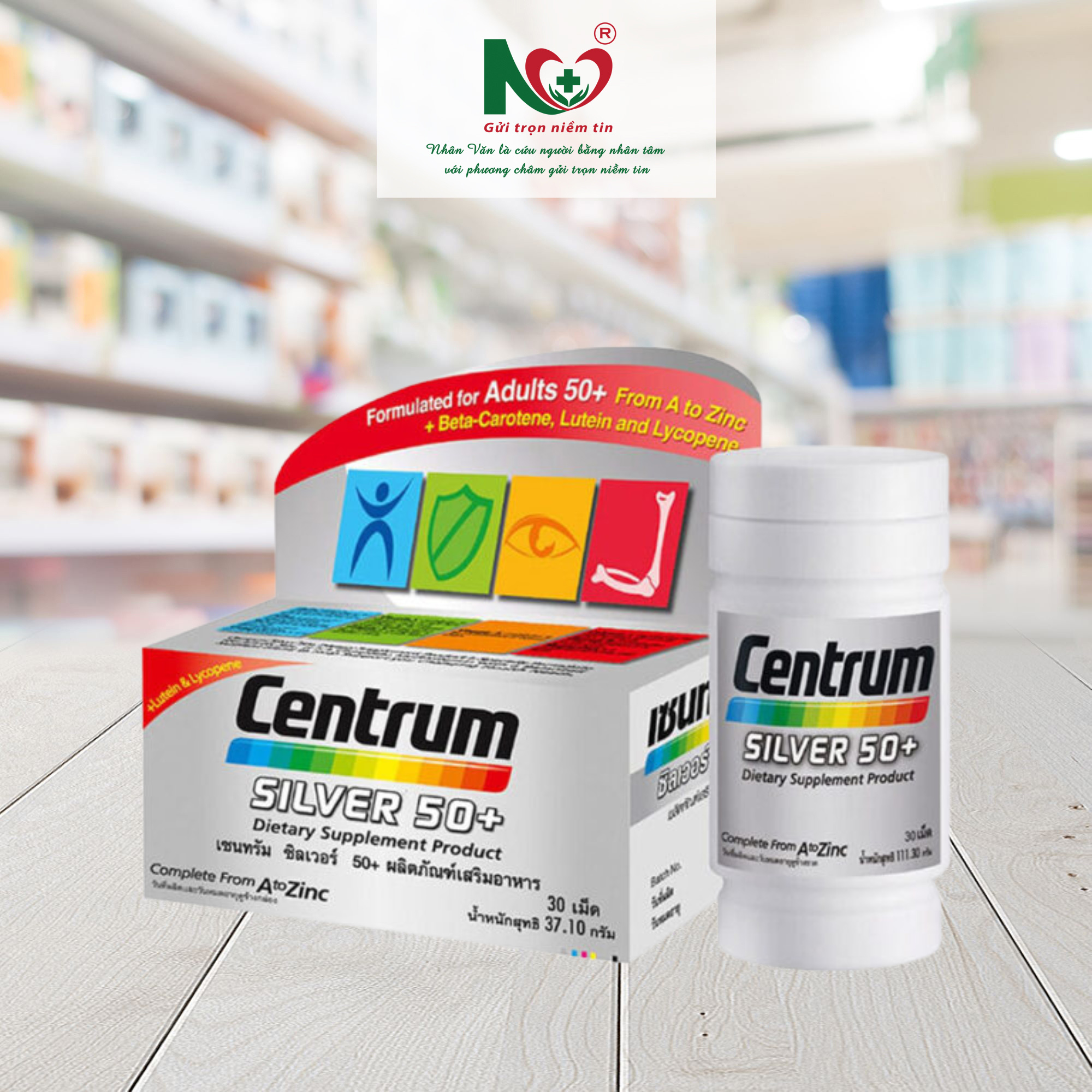 Nhà thuốc Nhân văn. CENTRUM SILVER 50+ DIETARY SUPPLEMENT PRODUCT - BỔ ...